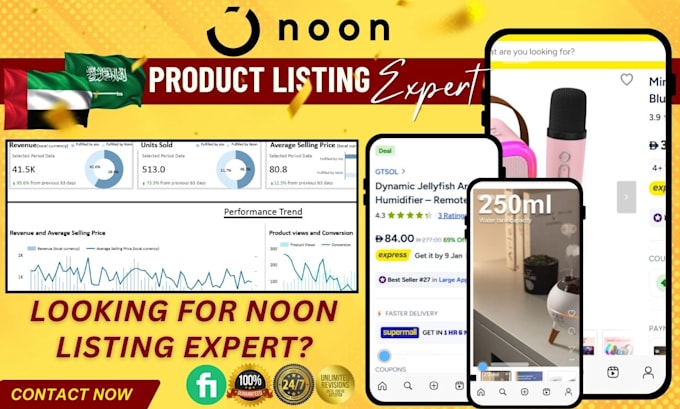 Do noon listings creation and noon seo optimization that drive sales by ...