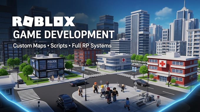 Do roblox full game development, mapping, scripting, game ui design and ...
