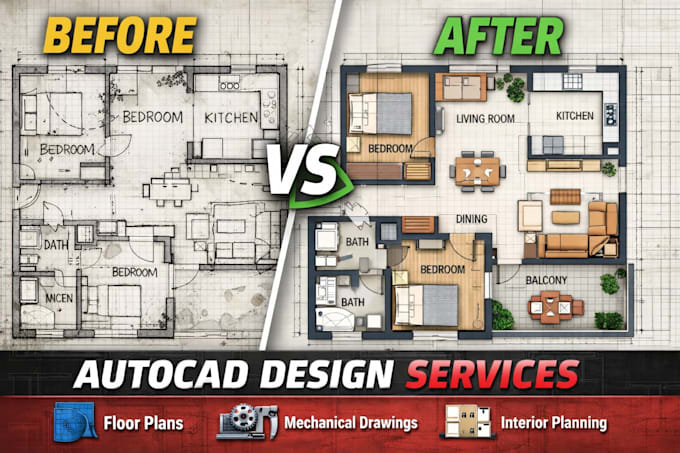 Floor plans mechanical part drawings interior room planning using ...