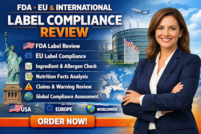 Review your label for fda, eu, and international compliance by ...