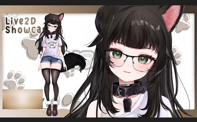 Design live2d model, 2d vtuber model, vtuber rigging, anime vtuber ...