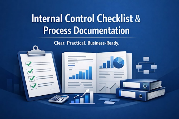 Create an internal control checklist and process documentation by ...