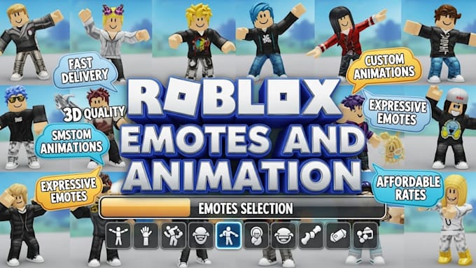 Create roblox emotes and roblox animation in roblox studio by Andrew ...