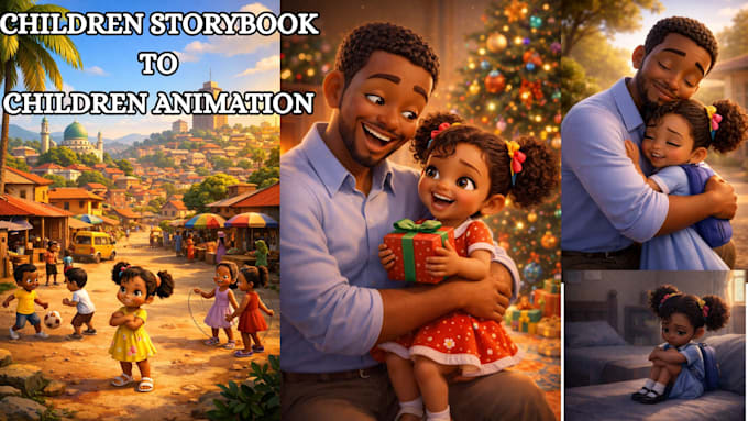 Create 3d animal storybook animation, abc learning, book trailer ...
