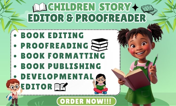 Edit and write children story book proofread kids story children book ...