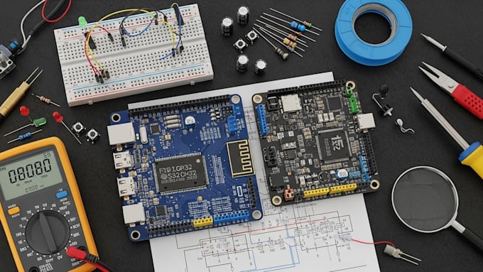 Create embedded hardware pcb design and prototyping with esp32 and ...