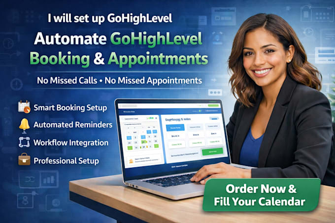 Set up gohighlevel booking and appointment automation by Emerson_drew ...