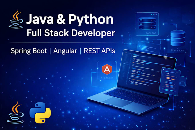 Develop full stack web applications in java and python by Sampangi_14833 | Fiverr