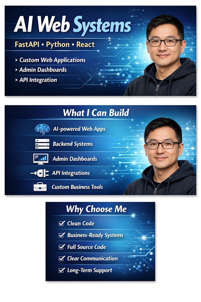 Build a python web app for your business by Yuwenjian1 | Fiverr