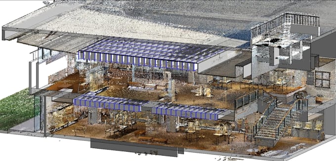 Convertir un nuage de points en modèle bim, e57 nuage de points vers ...