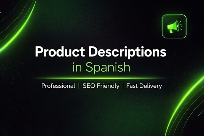 Write seo product descriptions in spanish that sell by Dayanagarcavelz ...