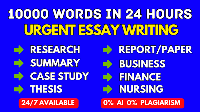 Write research and summary, case study, paper writing, report, business ...
