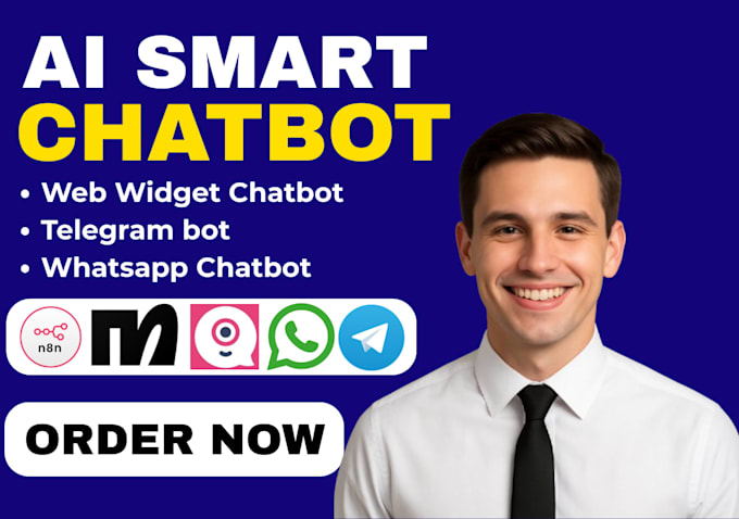 Create web chat widget whatsapp chatbot discord bot telegram bot n8n ...