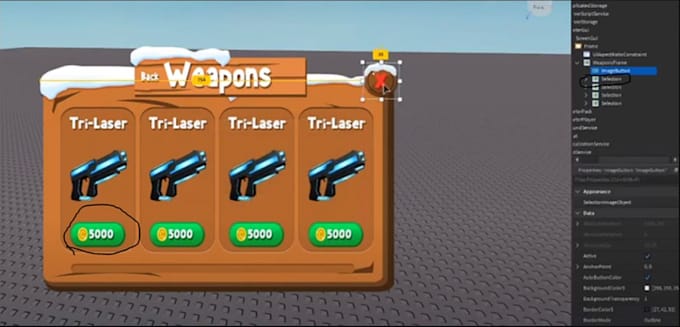 Design roblox ui ux, custom gui, game ui design, scripting, and roblox ...