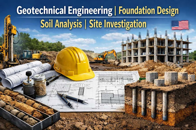 Geotechnical engineering, foundation design, soil analysis, site ...