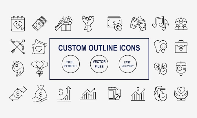 Custom premium line icon design exclusive for brand identity by Rayhan ...