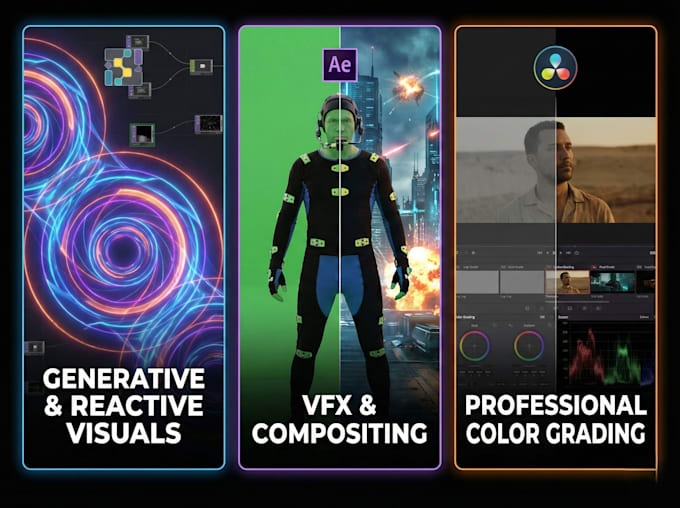 Create reactive visuals, vfx, and motion graphics using touchdesigner ...