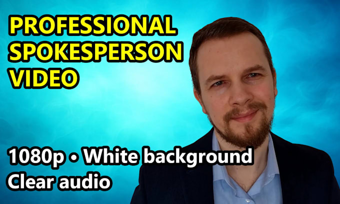 Record a professional spokesperson video for your brand by ...