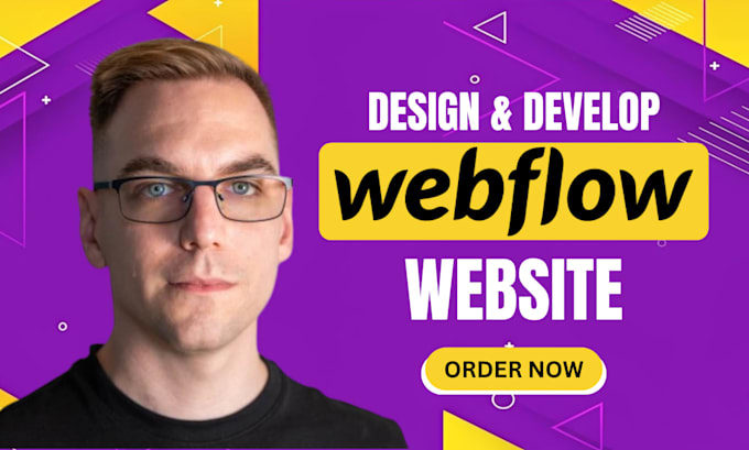 Design and develop modern webflow website, animated custom webflow landing page by Sergio ...