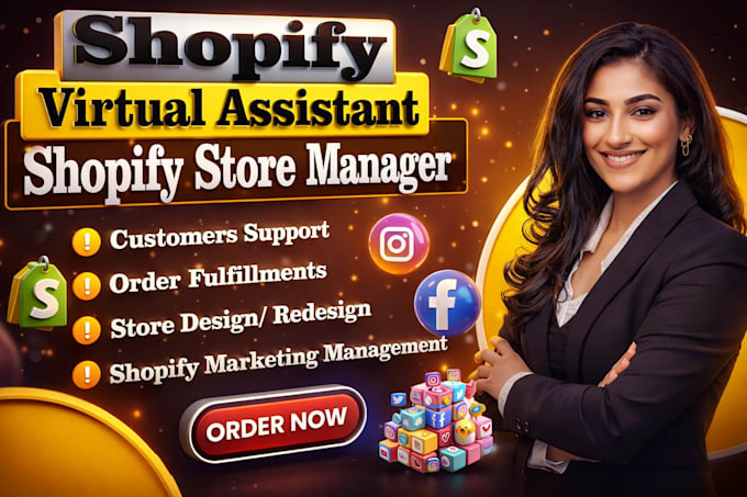 Be shopify virtual assistant and store manager to build profitable ...