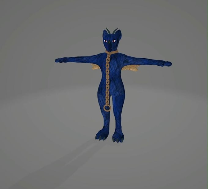 Create gaming vrchat avatar furry avatar vrchat edit furry rigging by ...