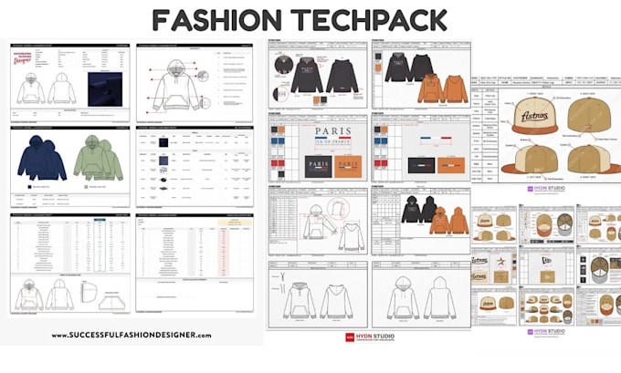 Create fashion tech pack and clothing tech pack design by Cindy_vixen ...