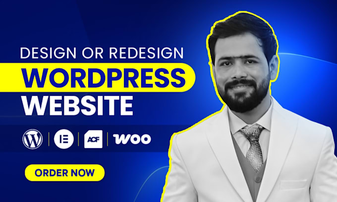 Design, redesign, build, clone worpress website using elementor and acf ...