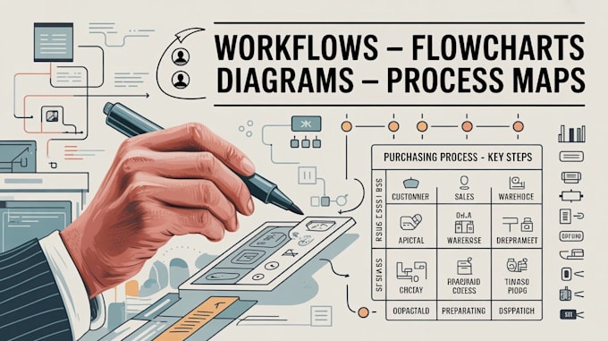 Design a process map, diagram, workflow or flowchart by Leajordan634 ...
