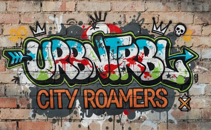 Create professional graffiti logo urban street style typography by ...