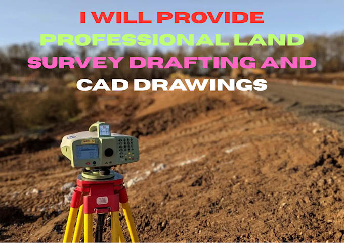 Provide land survey drafting and cad drawings stamp ca tx fl ga nc for ...
