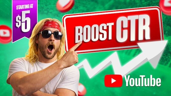 Design clickbait youtube thumbnails for more clicks by Kamuleon | Fiverr