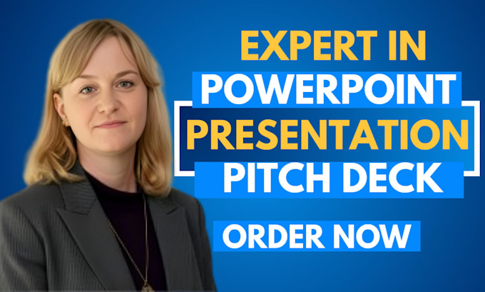 Design a professional powerpoint presentation and investor pitch deck ...