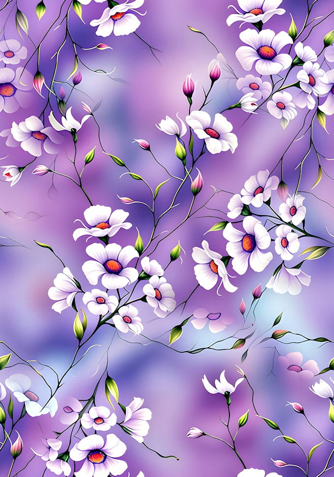 Create professional all over digital textile print designs by Jobayer ...