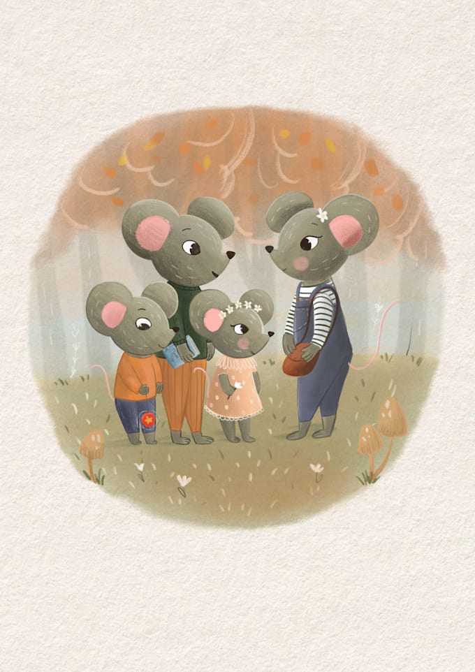 Create custom whimsical illustrations in the same style by Kitti_r | Fiverr