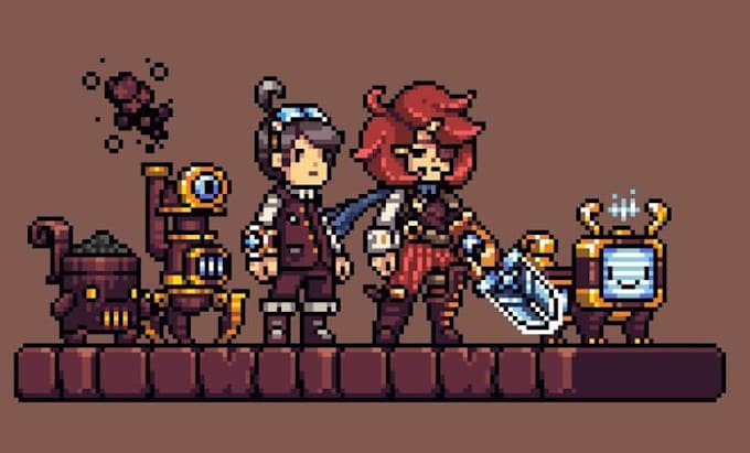 Create pixel art animation and sprite sheet pixel art pixel by Excelmic ...