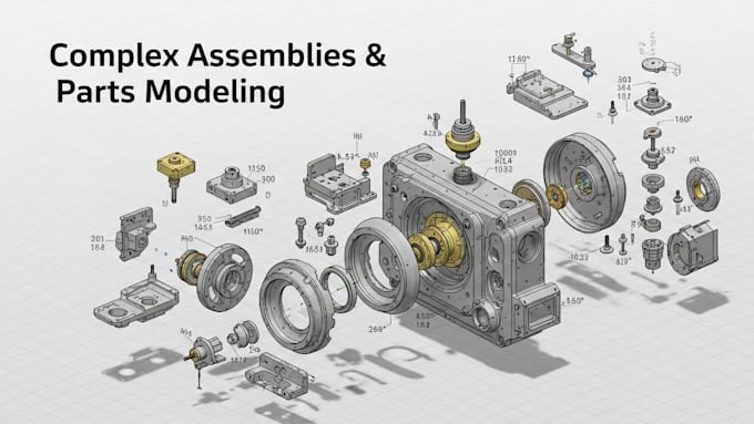 Create professional 3d cad design, models and technical drawing by Gary ...