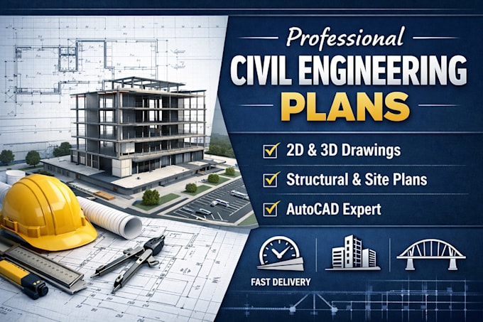 Provide civil engineered plan, site grading plan, drainage plan, bmp ...