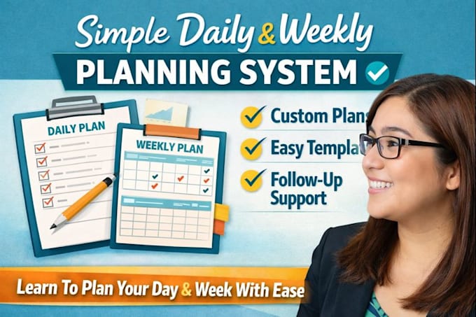 Create a simple daily and weekly planning system that works for you by ...