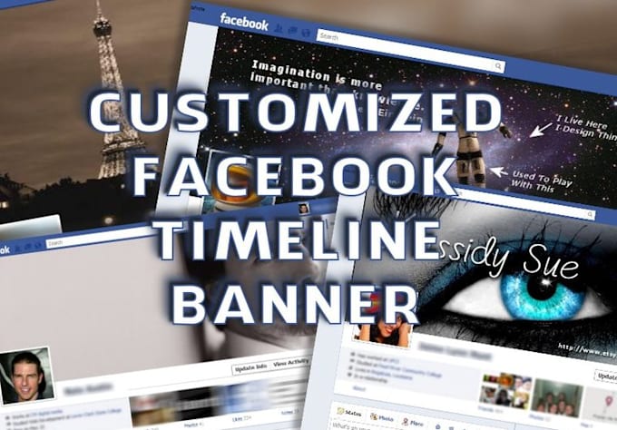 Create a custom facebook timeline cover image by Residentgeek | Fiverr