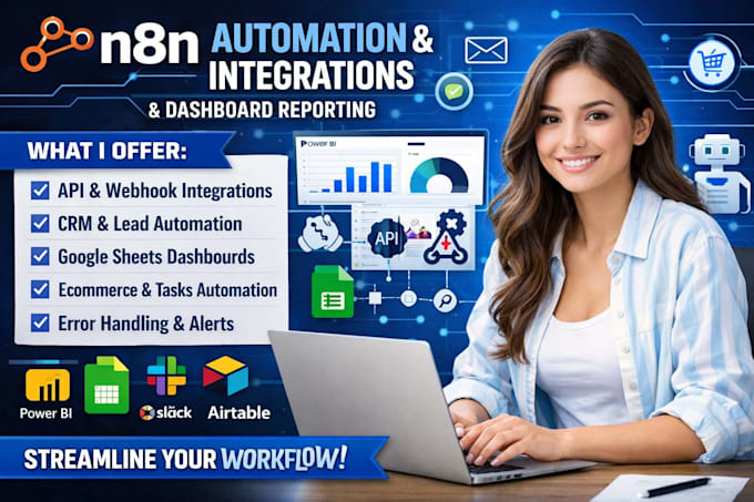 Build n8n automation workflows api integrations webhooks google sheets ...
