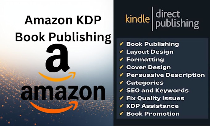 Do amazon kdp book publishing, publish book on amazon kindle kdp, book ...