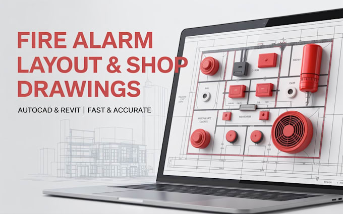Design fire alarm layout, riser diagram, and detector layouts by ...