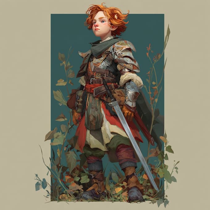 Draw dnd character design and illustration by Lucyuga | Fiverr