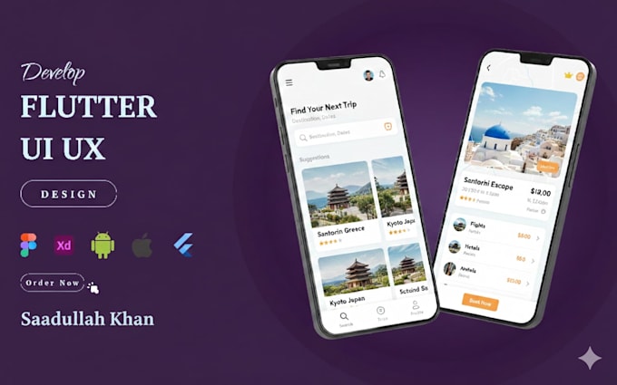 Design bespoke flutter ui , figma to flutter android and ios by ...