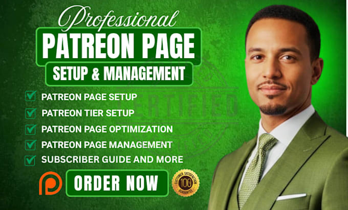 Create patreon page setup and do patreon optimization with promotion ...