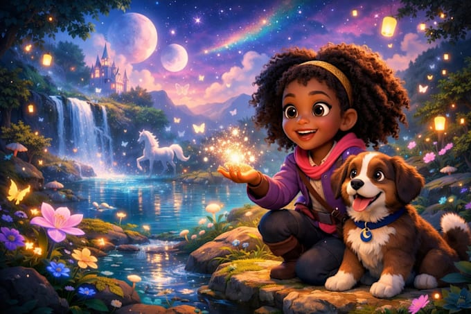 Create awesome children story book illustration and book covers by ...