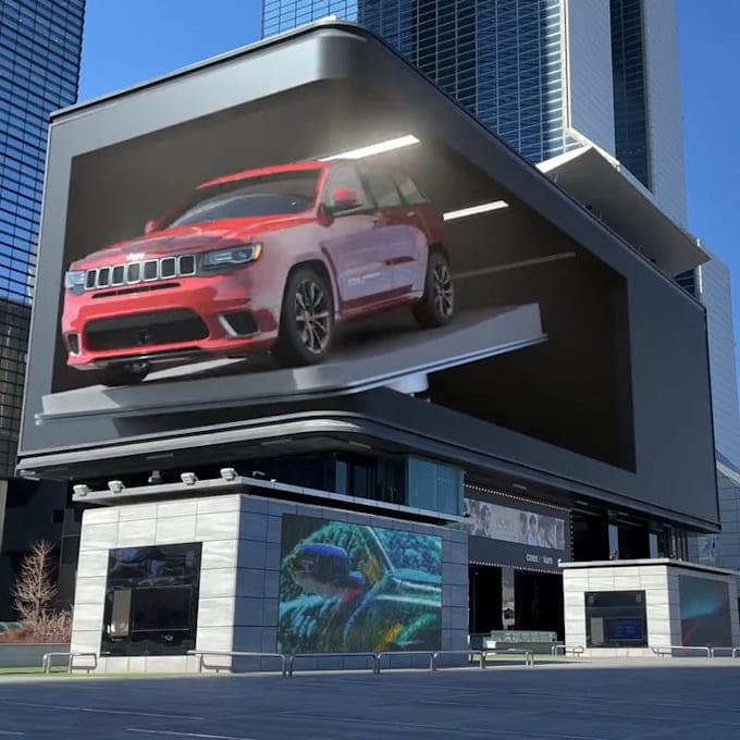 Design stunning 3d anamorphic animation, billboard animation led screen ...