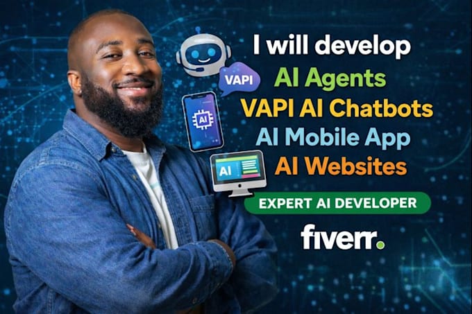 Develop ai agents, vapi ai chatbots, ai mobile app, and ai websites by ...