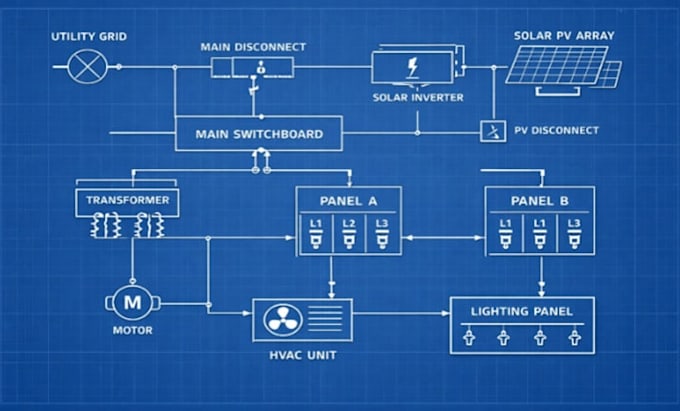 Create electrical single line diagram for any project by Desmond ...