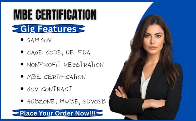 Handle your complete mbe certification process fast and easy by ...